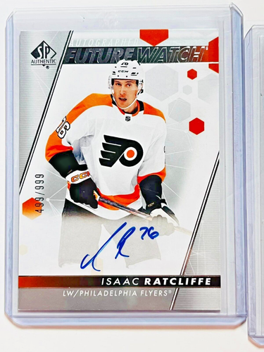 2022-23 SP Authentic Future Watch Autograph #118 Isaac Ratcliffe FWA RC ...