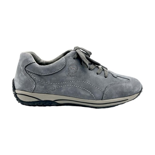 Gabor Geno dry-tan grey suede leather supportive walking shoes ...