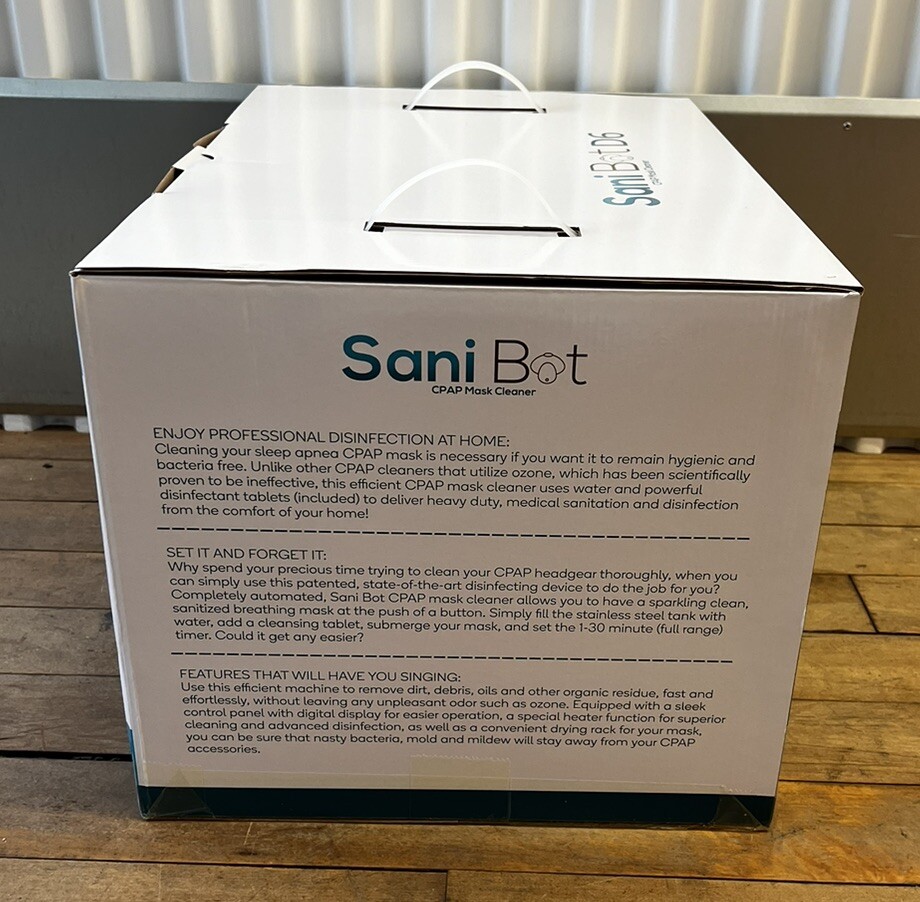 Sani Bot D6 CPAP Mask Gear Cleaner WITH CAPSULES | eBay