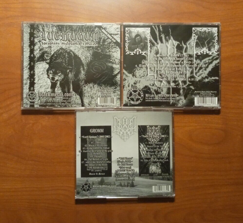 Lucifugum / Gromm 3 CD Lot Nokturnal Mortum Koca Abigor Corpus Christii Dub Buk | eBay