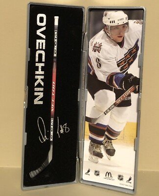 ALEX OVECHKIN 2007 McDONALD's NHL star Collectable MINI sticks CAPITALS ...