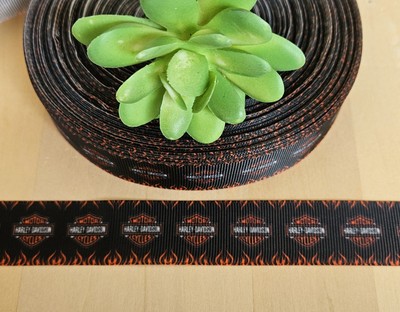 1" (1 YD) Harley-Davidson Ribbon Biker Harley Motorcycle | eBay