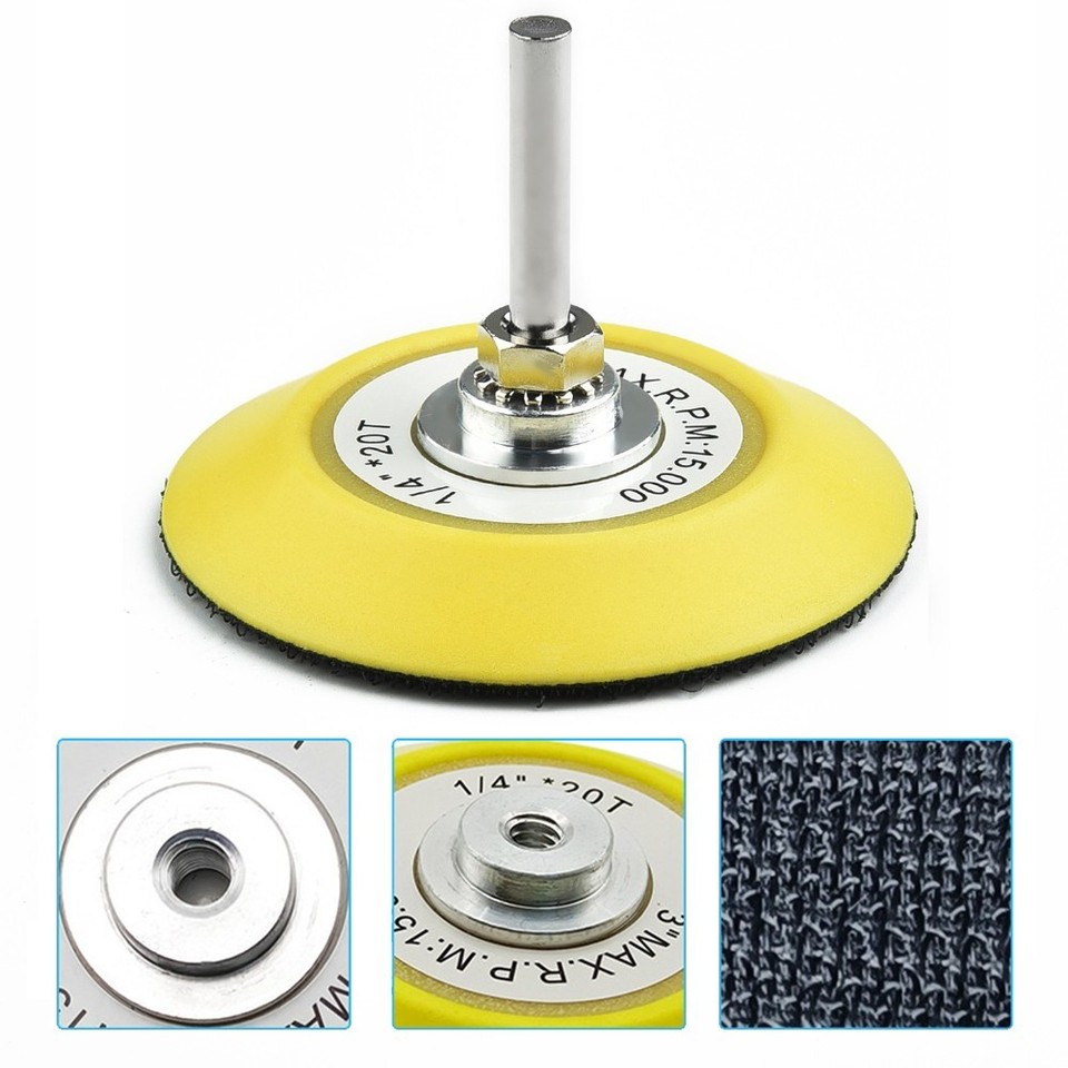Sanding Pads 6.35mm Shank Backing Pads Backing Plates For Pneumatic ...