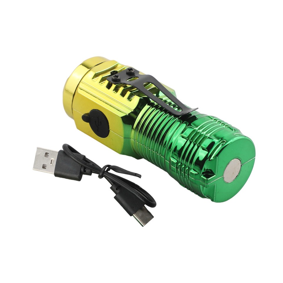 Waterproof ThreeEyed Flashlight with Strong Medium and Weak Light ...