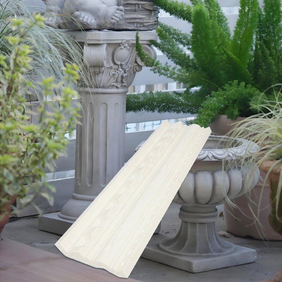 European Roman Column Roof Gutter Molding - Concrete Forms Cement Drip ...