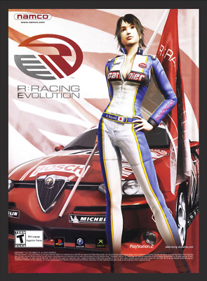 R Racing Revolution Playstation 2 PS2 Xbox GameCube Promo Game Art ...