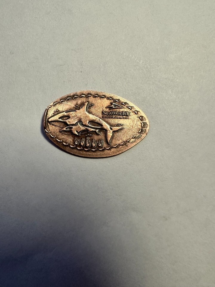Sea World Elongated Coin Smashed Penny | eBay