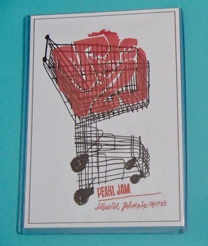 PEARL JAM 2003 Ames Bros 5" x 7" mini concert poster postcard PHOENIX ...
