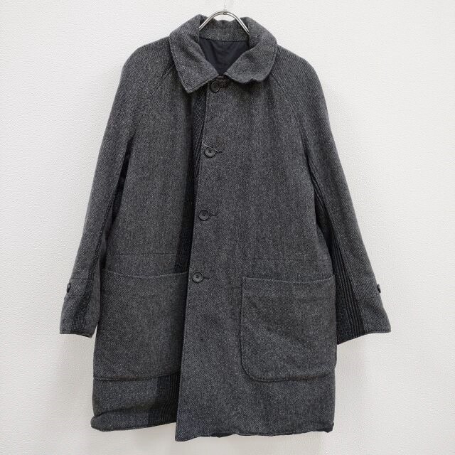 Engineered Garments Patchwork reversible coat made in the Engineered Garments Patchwork reversible coat made in the