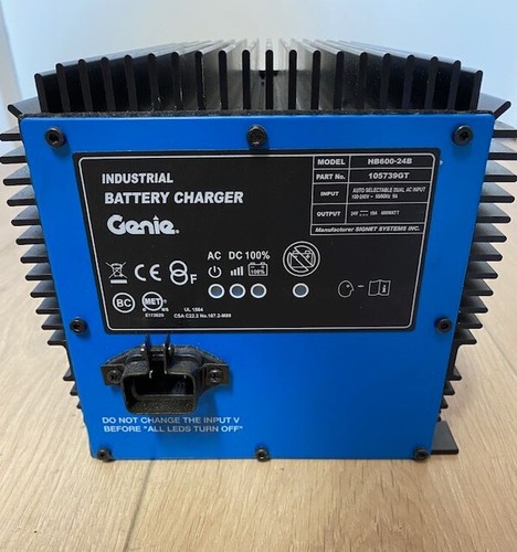 New GENIE 105739GT Battery Charger HB600-24B 24V 19A | eBay