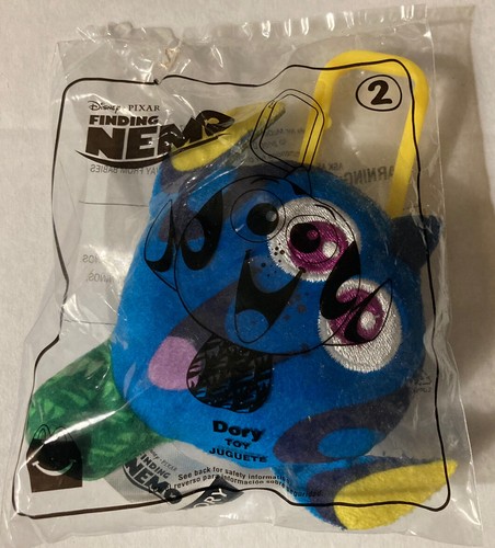 Finding Nemo #2 DORY 2020 McDonald's Happy Meal Toy Disney Pixar Plush ...