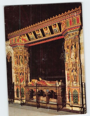 Postcard Archbishop Chichele's tomb Canterbury Cathedral England | eBay