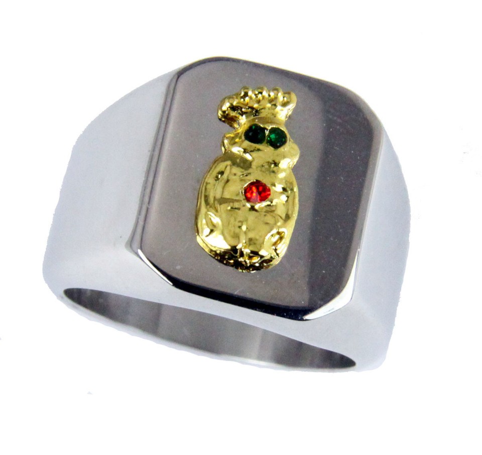 T20 Royal Order of Jesters Ring ROJ Jester Billiken Shriner Mens Bling ...
