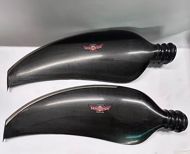 Sensenich Airboat Propellers Carbon Fiber Model L74W6 S/N 68509 & 68356