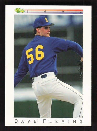 1992 Classic I #T34 Dave Fleming Seattle Mariners | eBay