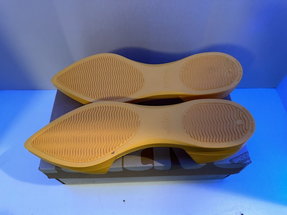 Native Shoes Women's Size 11 Groovy Yellow Pointed Slip On Audrey d ...
