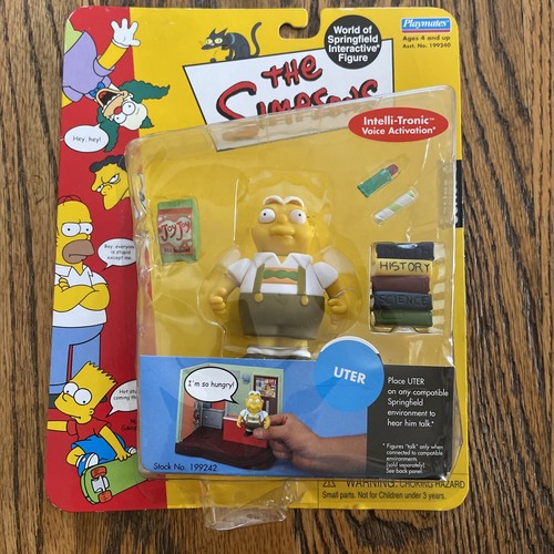 The Simpsons Uter WORLD OF SPRINGFIELD Series 8 Interactive Figure NEW ...
