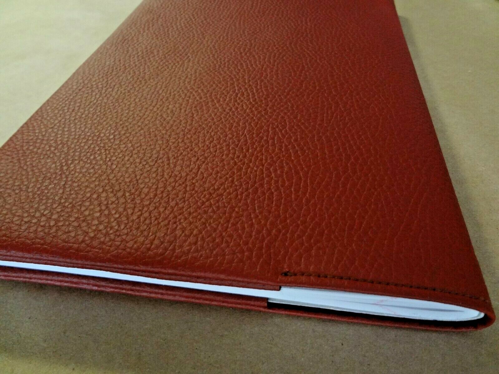 Refillable Composition Faux Leather Cinnabar Notebook Cover (9.75" x 7. ...