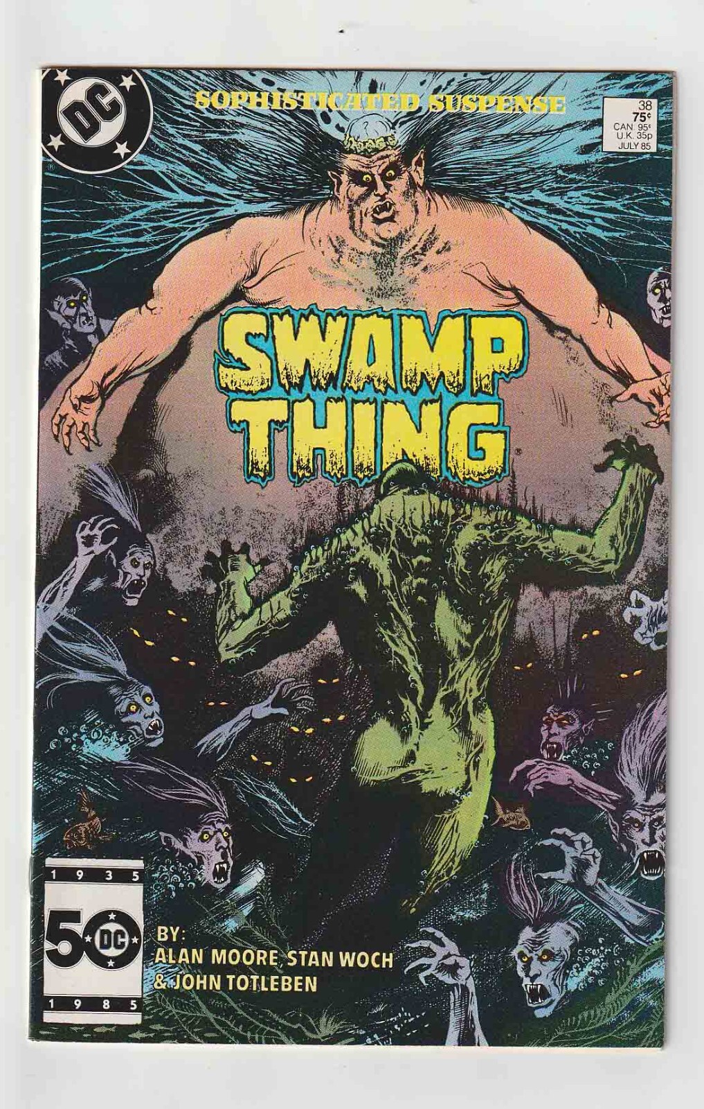 Saga of the Swamp Thing #38 (1985) 2nd Full Appearance of John ...
