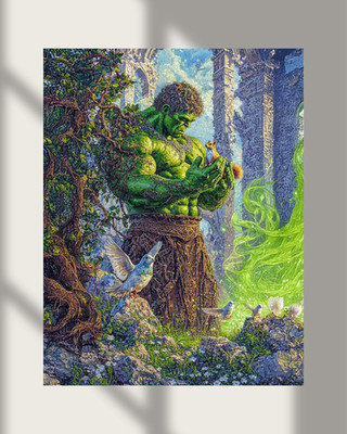 Hulk Nature Forest Mythical Creatures Light Fantasy Poster | 8.5x11 ...