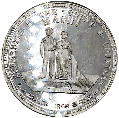 (1885) Philadelphia PA-Ph 265wm (R-7) Mrs Tom Thumb Marriage Merchant ...