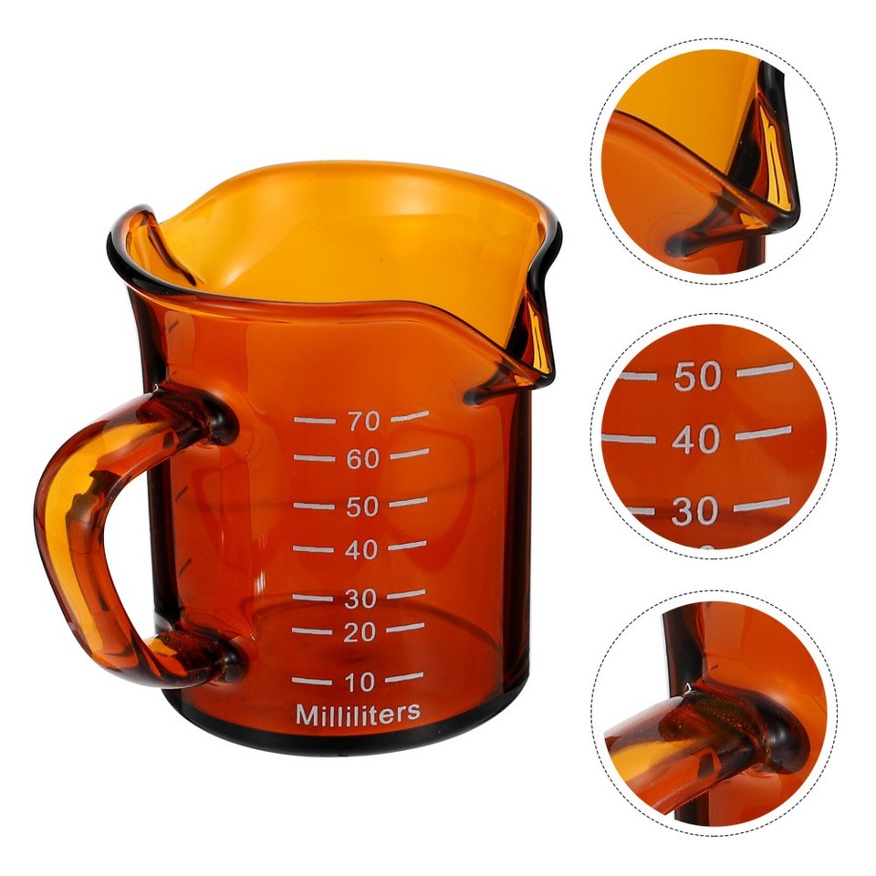 Glass Measuring Cup Glass Coffee Mug Measuring Milk Glass Home Drinking ...
