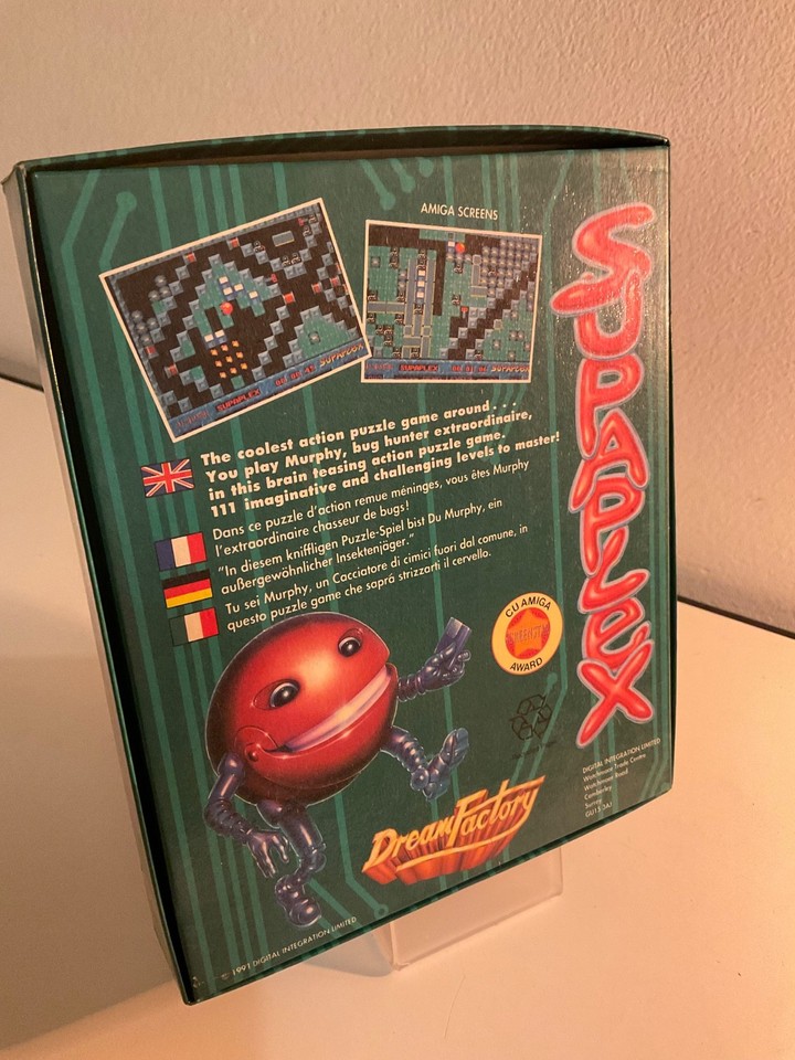 Supaplex By Dream Factory 1991 ~ Original Boxed Commodore Amiga Game ...