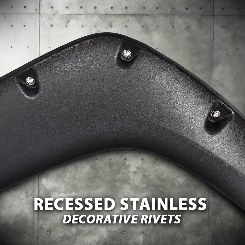 Pocket Rivet Fender Flares for 07-13 Chevy Silverado 1500 07-14 ...