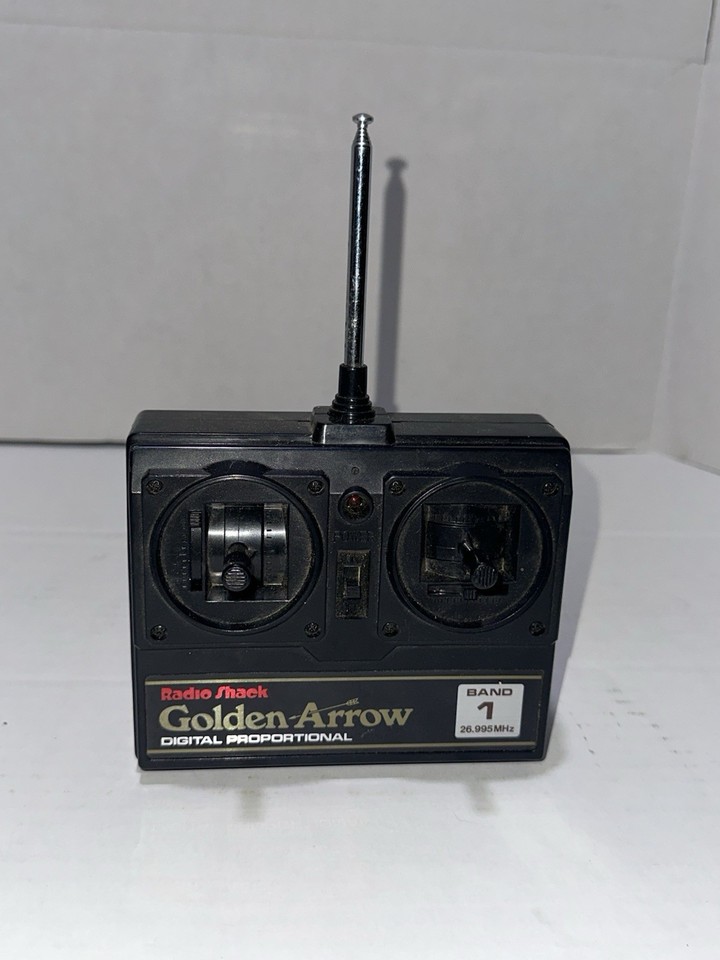 Vtg Radio Shack Golden Arrow RC Frame Dune Buggy Car Radio Controller ...