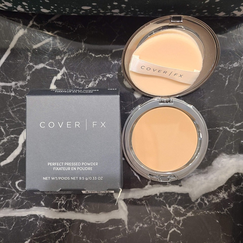 COVER FX Perfect Pressed Matte Face Setting Powder - Deep 9.5g (Full ...