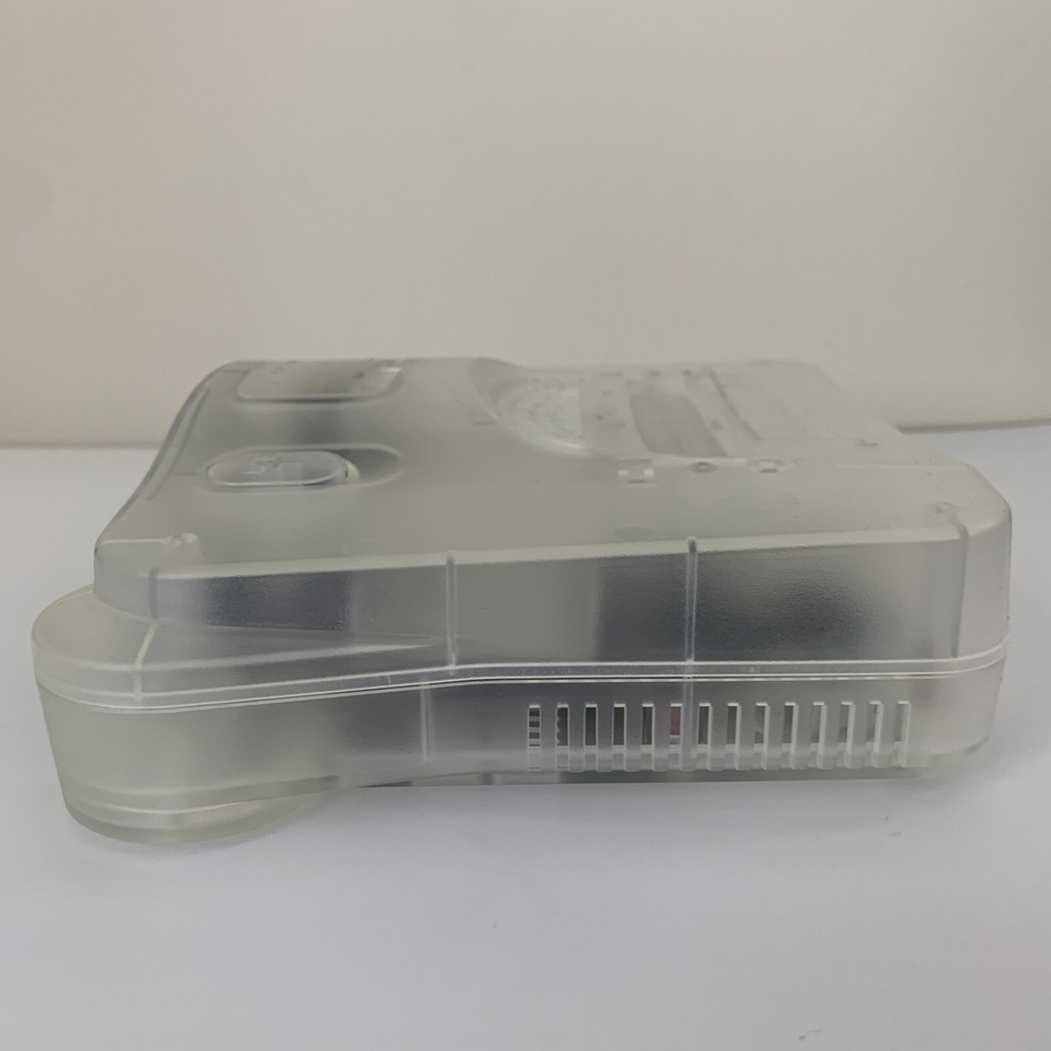 NEW Nintendo 64 N64 Limited Clear Crystal White Custom Console W/ New ...