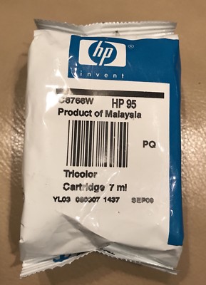 Genuine HP 95 Tri-Color Ink Cartridge C8766W New In Package | eBay