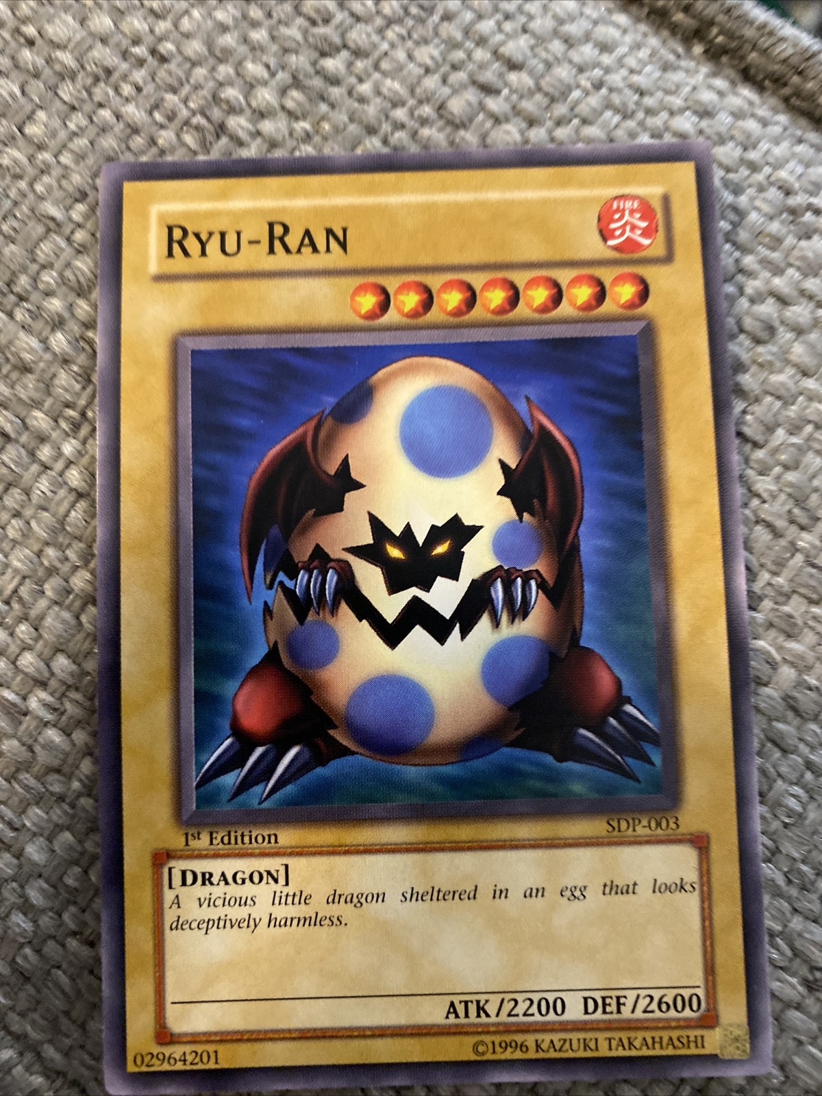YUGIOH RYU-RAN 1ST EDITION MRL-070 Card in Near Mint Condition | eBay