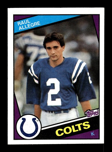 Raul Allegre 1984 Topps NFL Football #11 RC Rookie Baltimore Colts | eBay