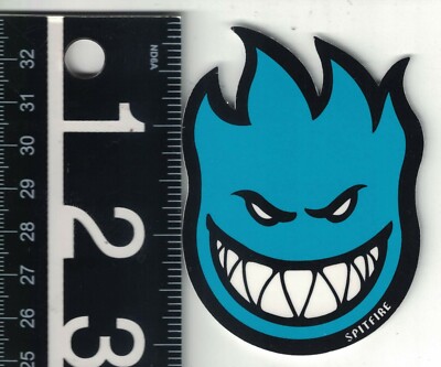 SPITFIRE BLUE BIGHEAD STICKER Spitfire Classic 3 in x 2.25 in ...