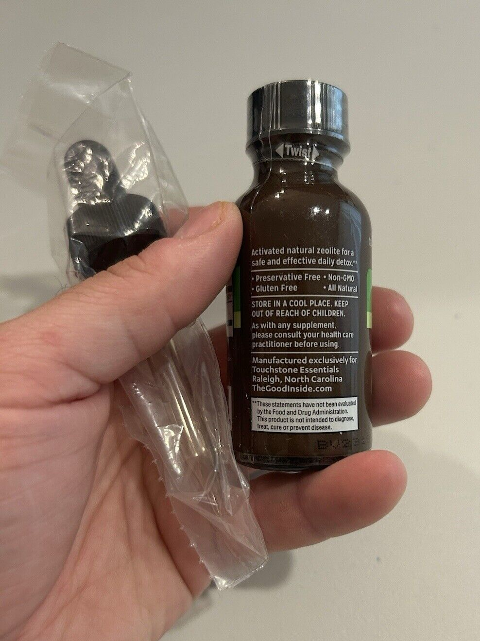 Touchstone Essentials Pure Body Liquid Zeolite Supplement 20mL w ...