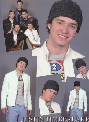 3T Justin Timberlake Nsync teen magazine pinup clipping Bop Japan Tiger ...