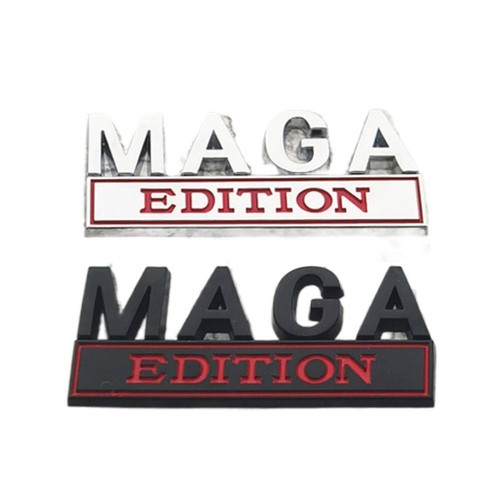 2PCS 8.5x3.5cm MAGA Edition Car Emblem Tailgate Trunk Sticker for Truck ...