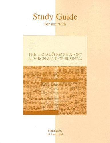 Legal and Regulatory Environment of Business by Robert N. Corley, O ...