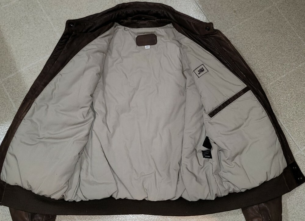 Vintage THUNDERWEAR JBL Speakers LEATHER BOMBER, BIKE… - Gem