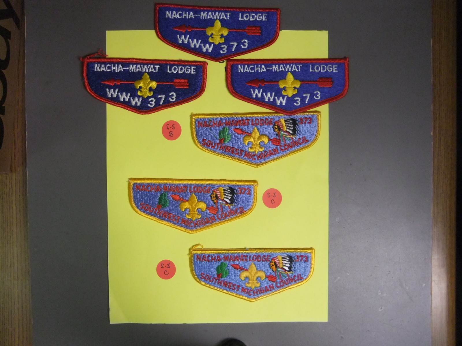 Boy Scout OA 373 Nacha-Mawat flaps 6459NN | eBay