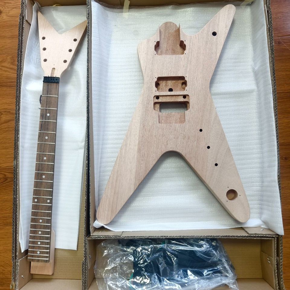 DIY Dean Electric Guitar Kit Unfinshed in US Warehouse No Tariffs Fast ...