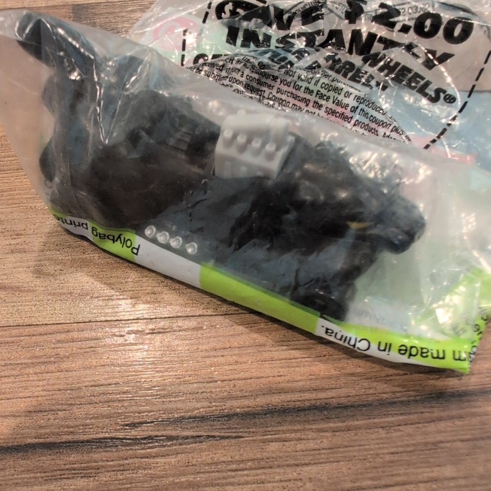 1994 Hot Wheels BLACK CAT Vehicle McDonald's Happy Meal Mint In Bag 1: ...