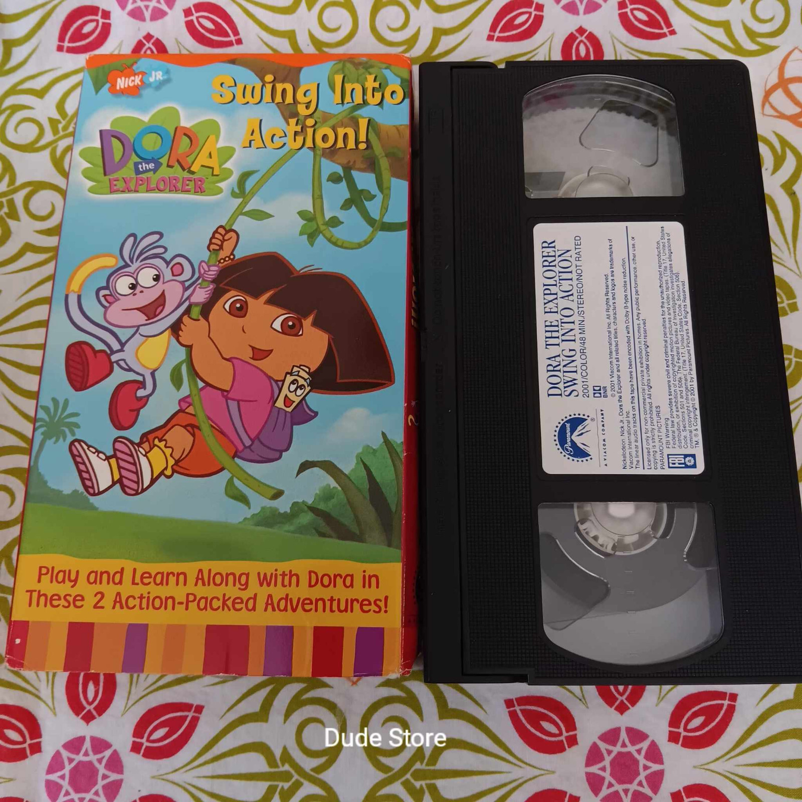 Dora the Explorer - Swing Into Action - Original 2001 VHS 97368744332| eBay