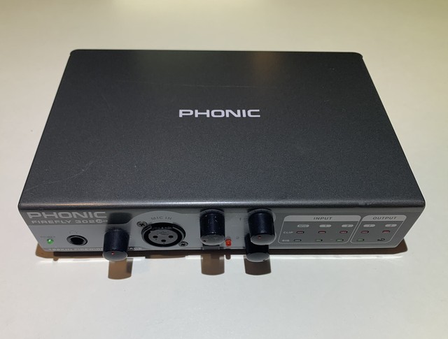 Phonic Firefly 302 Plus 3x2 Tabletop FireWire Audio Interface for sale ...