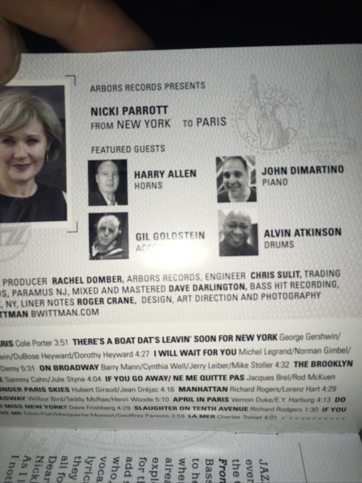 From New York to Paris by Parrott, Nicki (CD, 2019) for sale online | eBay