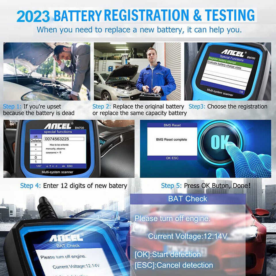 Ancel BM700 Car Diagnostic Scanner Reset Tool OBD2 Fault Codes FOR BMW Ancel BM700 Car Diagnostic Scanner Reset Tool OBD2 Fault Codes FOR BMW