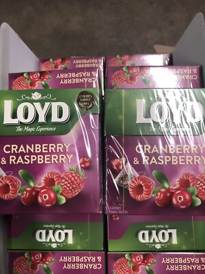 LOYD Cranberry Raspberry tea 10 pack FREE SHIPPING | eBay