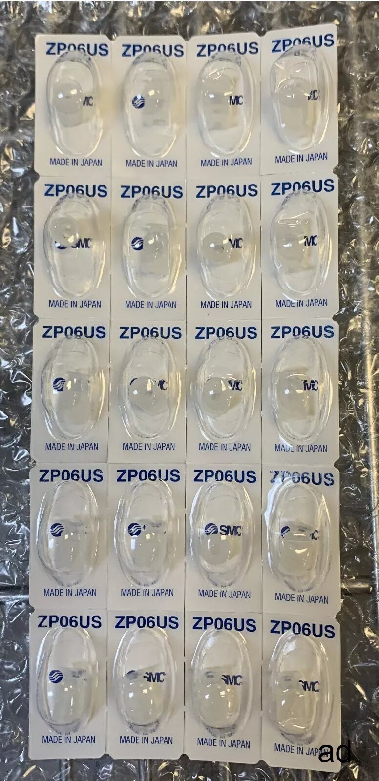 SMC ZP06US Vacuum Pad - (card of 20) NEW | eBay