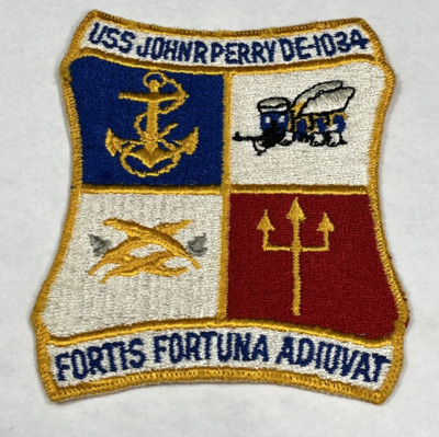 USS John R. Perry DE-1034 Destroyer Escort Ship Patch | eBay